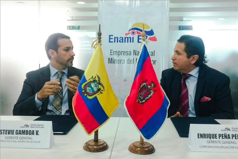 Enami EP y Binjacorpsa S.A. firman convenio por información del ...